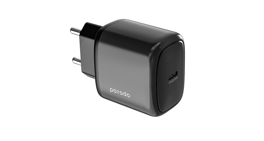 Porodo USB-C Power Delivery Quick Charger EU with USB-C Cable