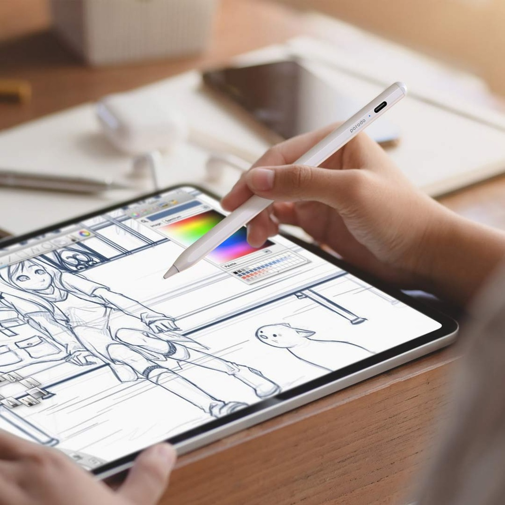 Porodo Universal Smart Pencil with Touch Switch