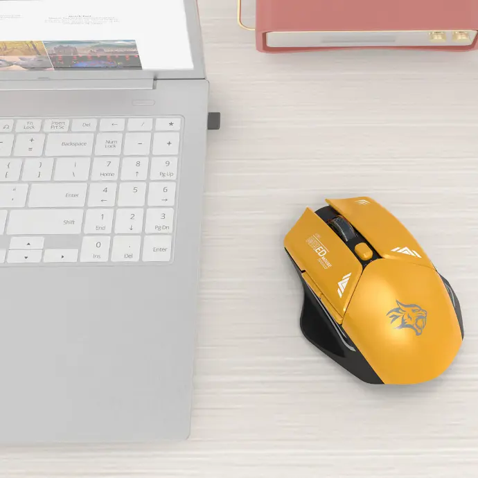Porodo Gaming Wireless Mouse Gaming Design DPI 1600