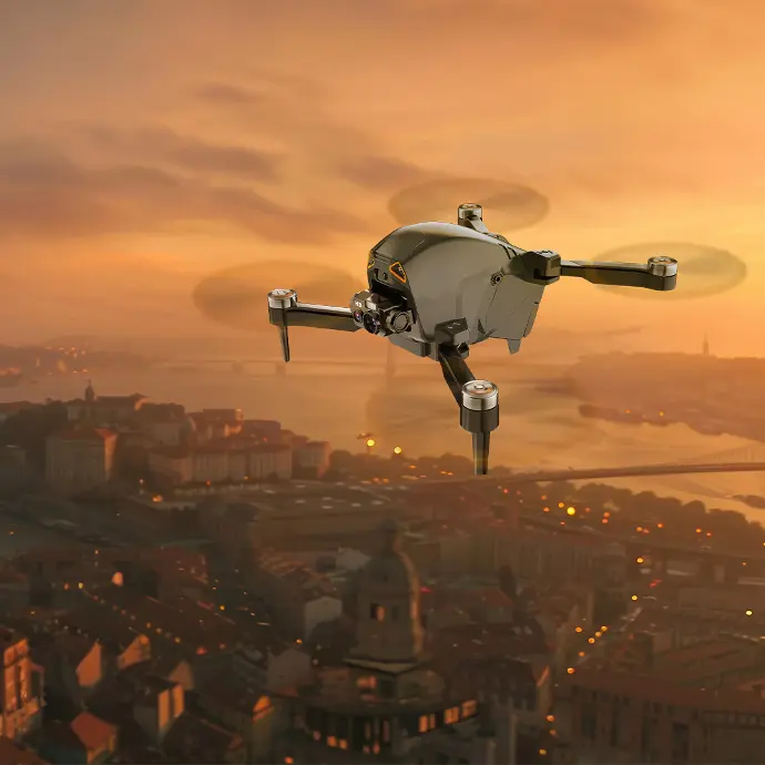 Porodo Aerovision FPV Drone - Black
