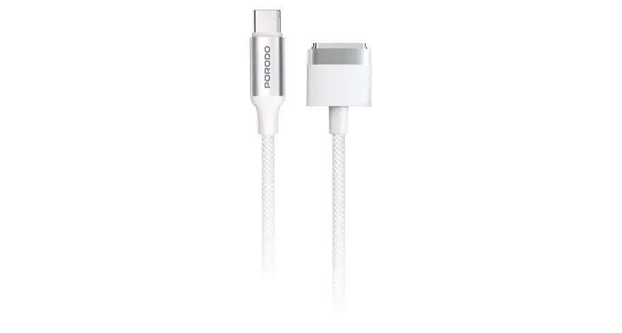 Porodo USB-C to MagSafe 3 Fast Charging Cable - White