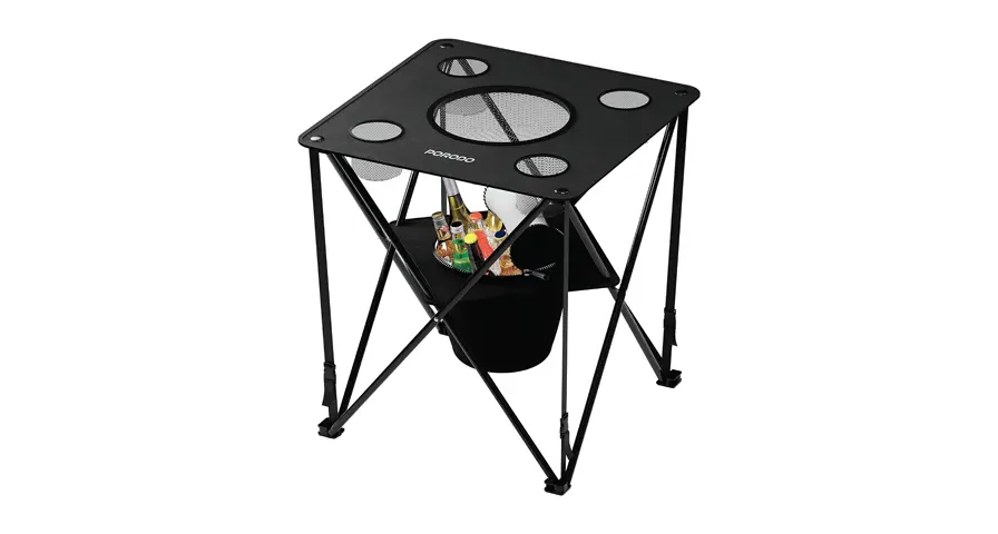 Porodo Lifestyle Outdoor Companion Foldable Camping Table - Black
