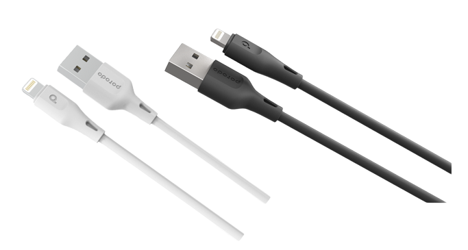 Porodo PVC Lightning Cable 3m 2.4A Fast Charging and Syncing