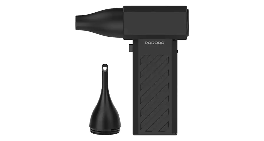 Porodo Chargejet Turbo dust blower With power bank function - Black